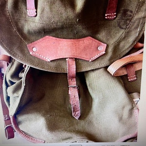 Genuine Vintage Romanian Army Rucksack Backpack Military Surplus ...