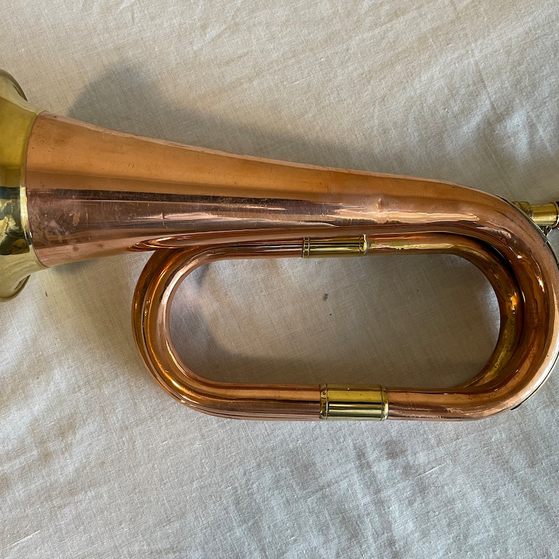 Vintage Military Bugle - Etsy