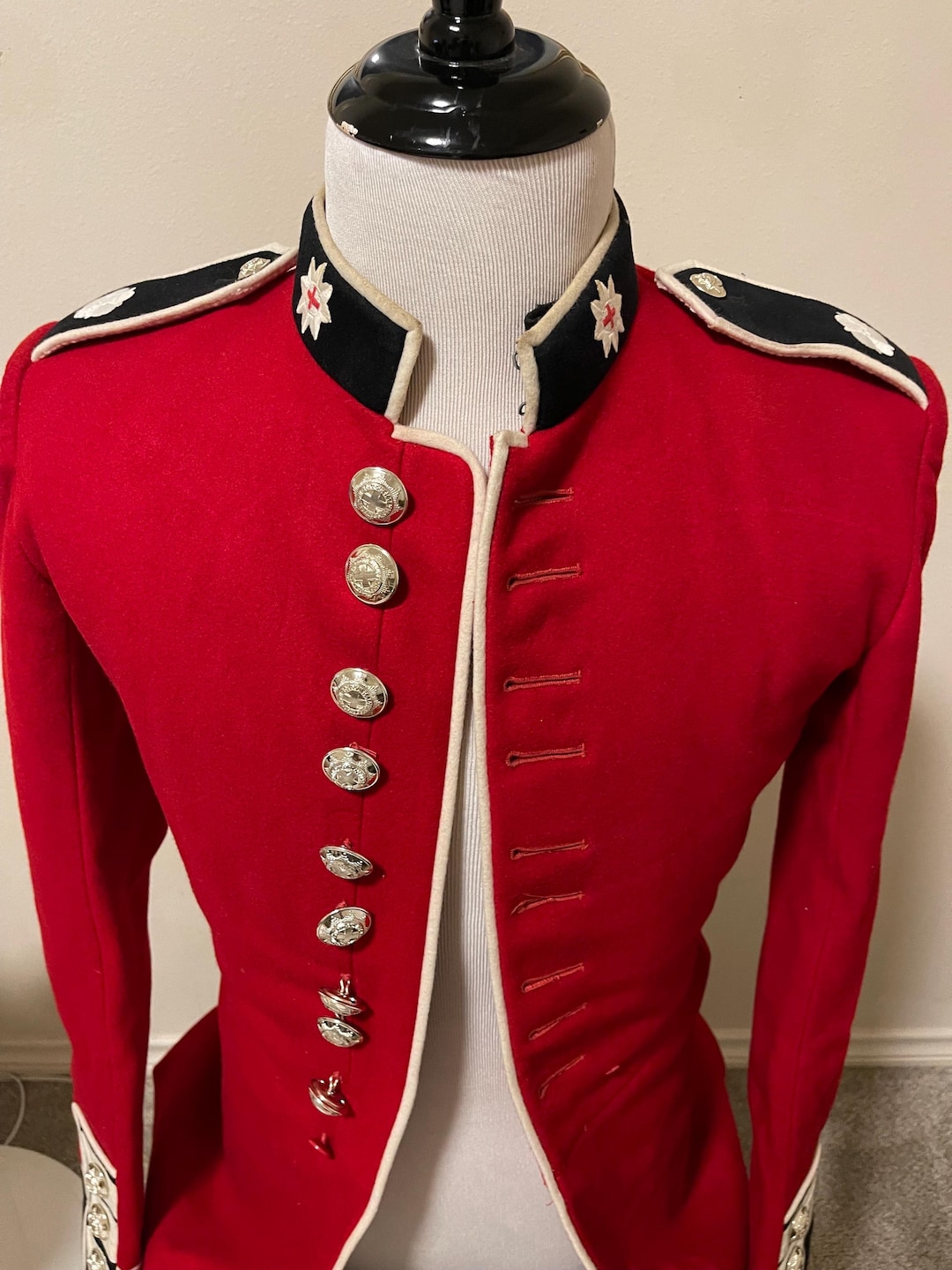 Genuine Vintage British Coldstream Guards Men’s Red Ceremonial Tunic - Etsy