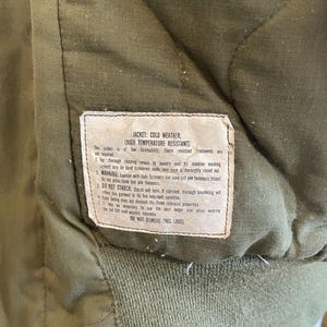 Genuine US Military Vintage CVC Tanker Jacket Fire Resistant/aramid OD ...