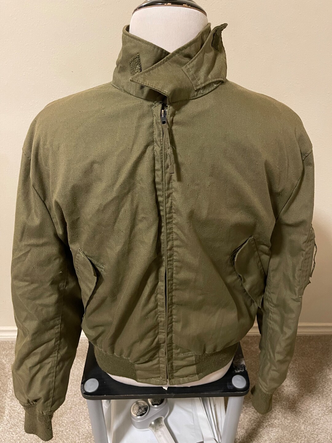 Genuine US Military Vintage CVC Tanker Jacket Fire Resistant/aramid OD ...