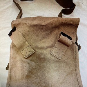 Genuine British Military Vintage WW2 Khaki Canvas Shoulder Bag Pattern ...