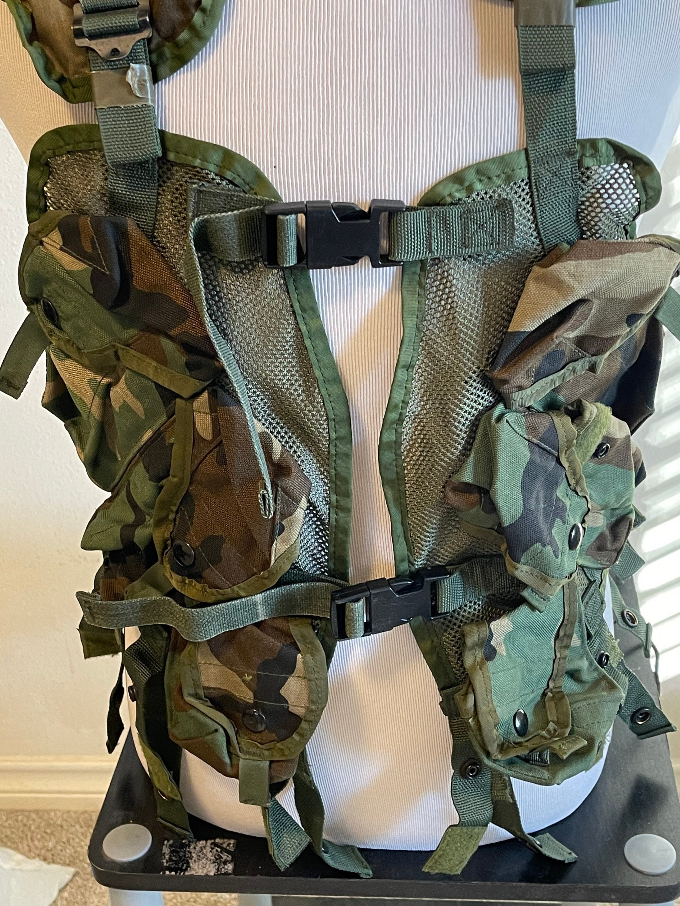 Genuine US Military Vintage Camouflage Tactical Load Bearing - Etsy