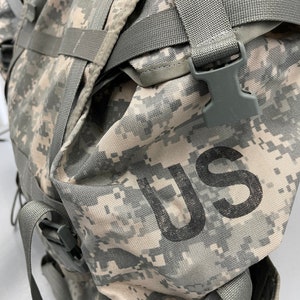 US Military Genuine Issue ACU Digital Mollee II Large Ruck Sack With ...