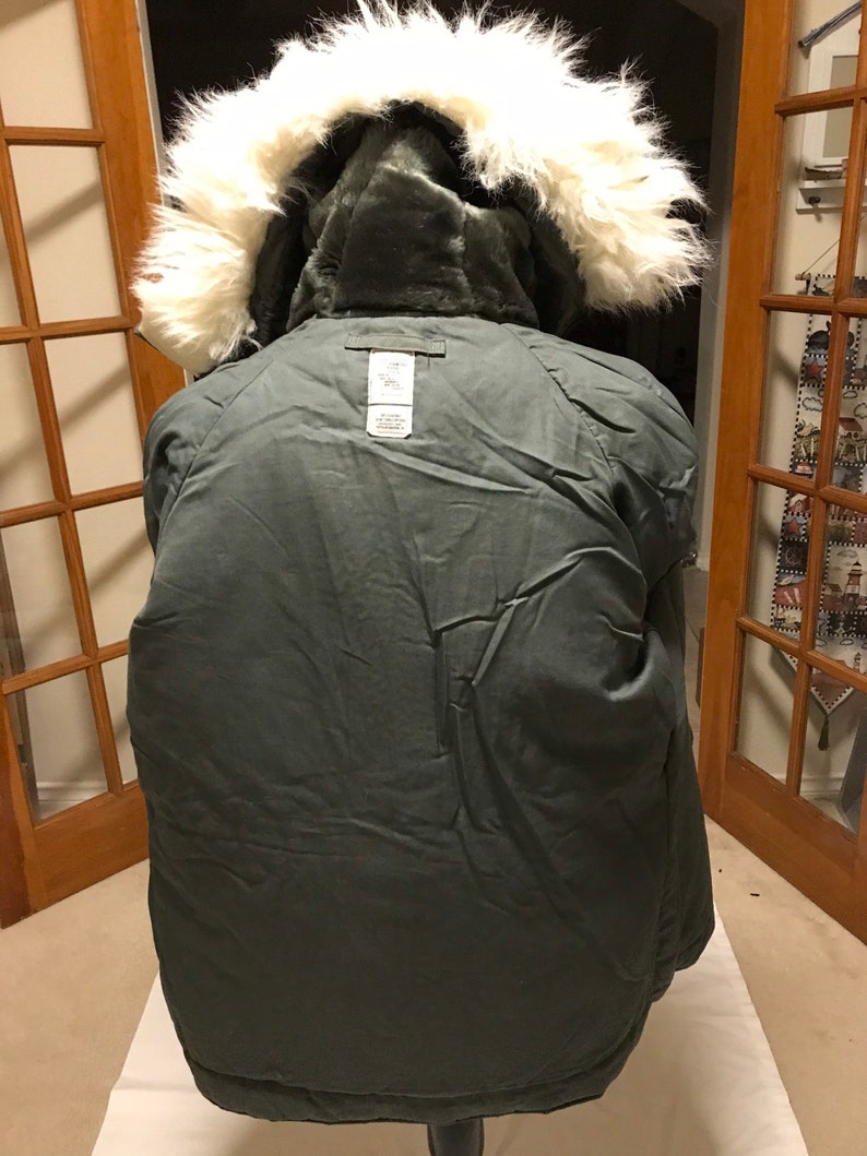 Genuine US Military Extreme Cold Weather Vintage N3B Parka Jackets ,XS ...