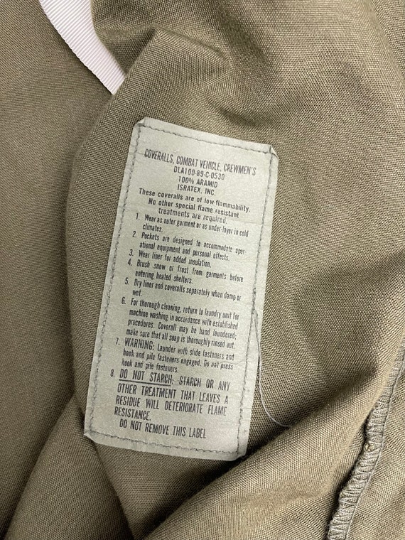 Genuine US military Vintage CVC Tankers coverall Aram… - Gem