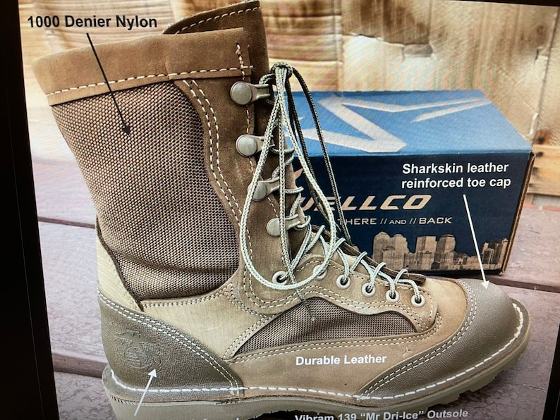 US Military Wellco E163 USMC RAT Temperate Weather Combat Boots Assorted Sizes New. - Etsy
