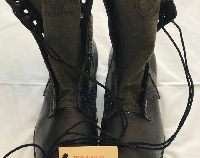 Genuine US Military Vintage Vietnam Spike Protective Jungle Boots 7 ...