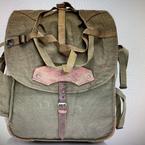 Genuine Vintage Romanian Army Rucksack Backpack Military Surplus ...