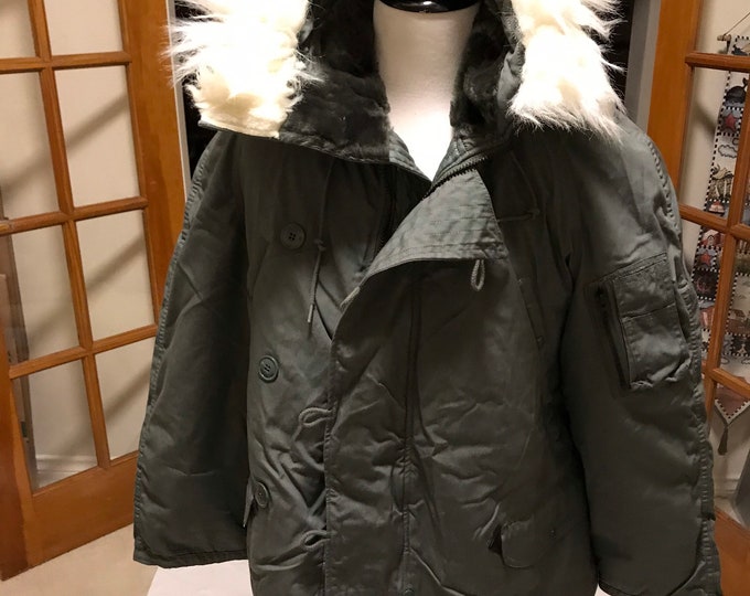 Genuine US Military Extreme Cold Weather Vintage N3B Parka Jackets ,XS ...