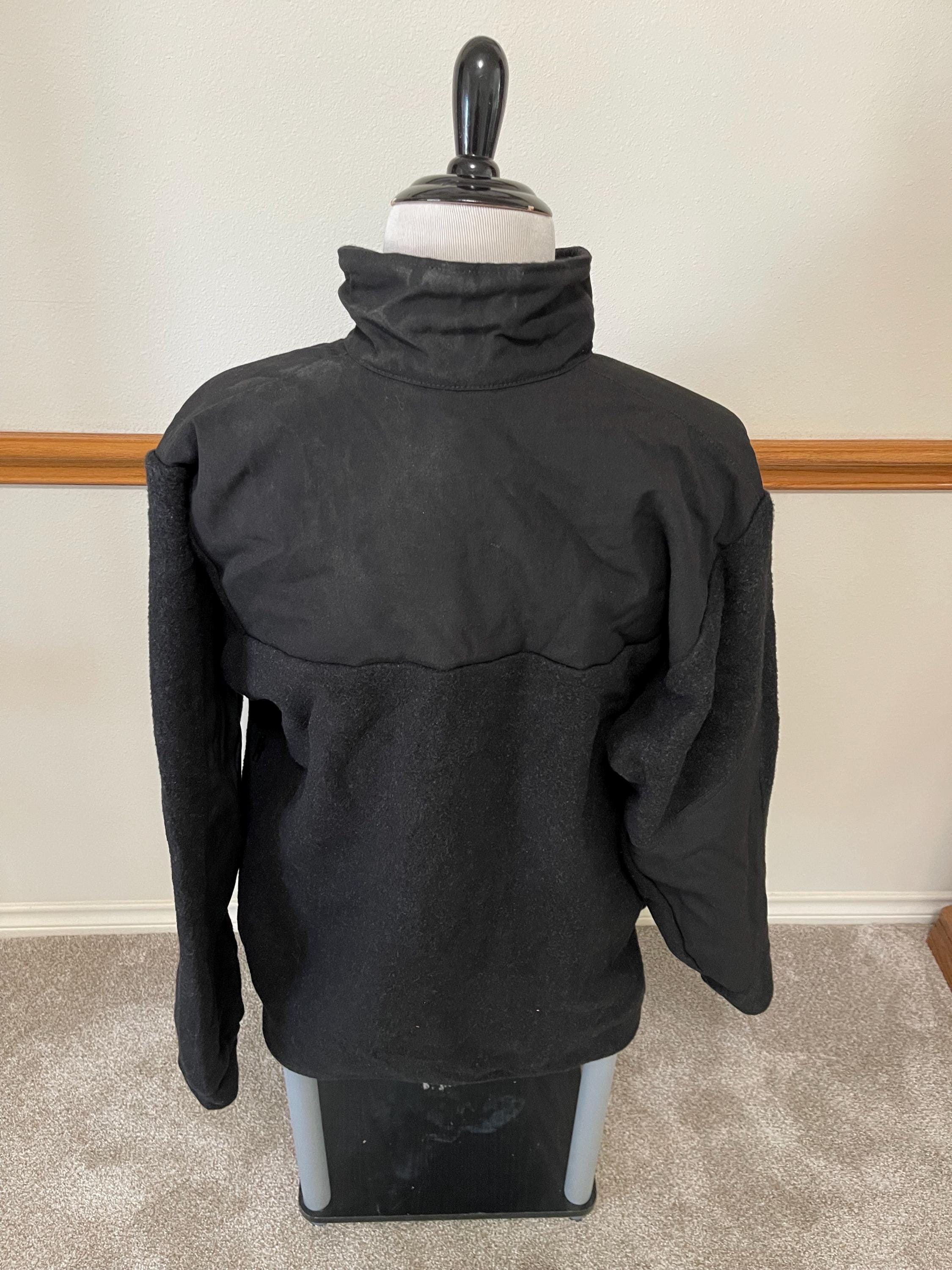 US Military Massif Fire Resistant Heavyweight Fleece Jacket XXL. Black ...