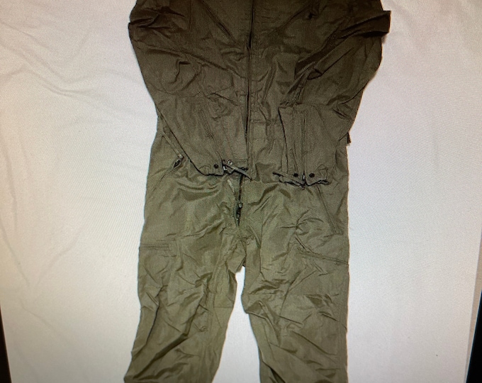 US Military CVC Combat Vehicle Flight Suit / Coveralls Nomex OD Green ...