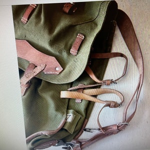 Genuine Vintage Romanian Army Rucksack Backpack Military Surplus ...