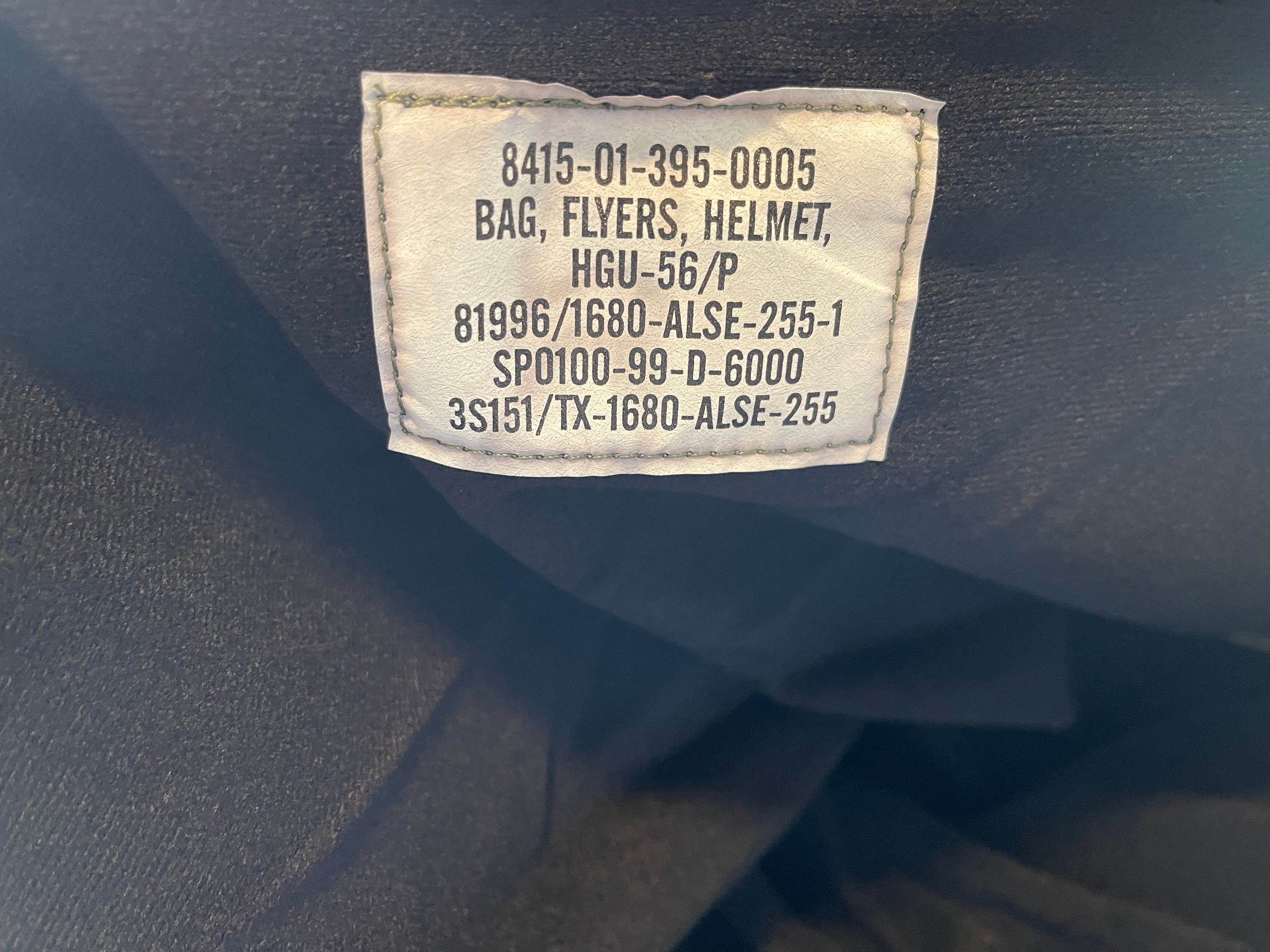 Genuine US Military Woodland Camouflage Flyers Helmet Bag HGU- 56/P New ...