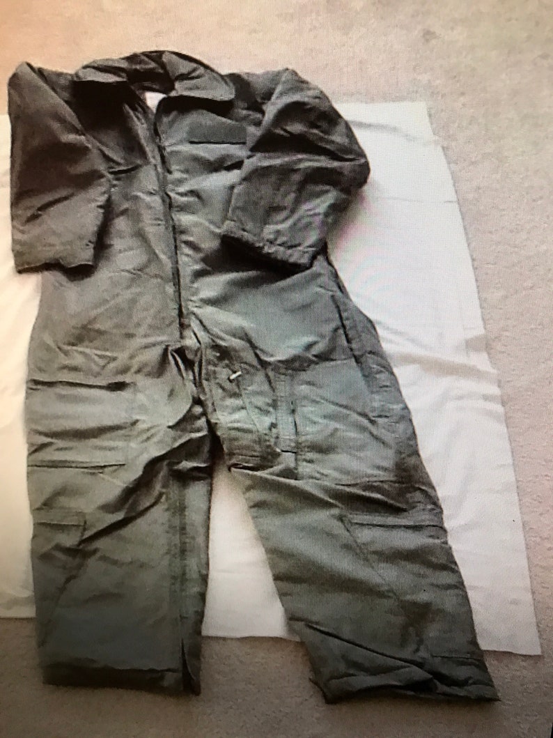 USAF Military Nomex flight suit coveralls Flyers 52Long | Etsy