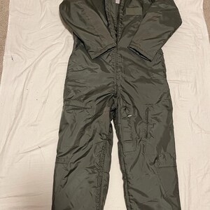 USAF Military Nomex Flight Suit Coveralls Flyers 52long CWU-64P Cold ...