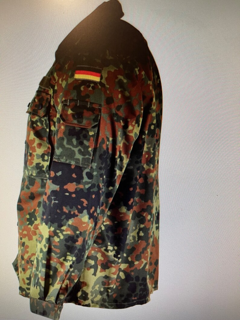 Genuine Vintage German Army Flecktran Parka Bundeswehr Camo Military ...