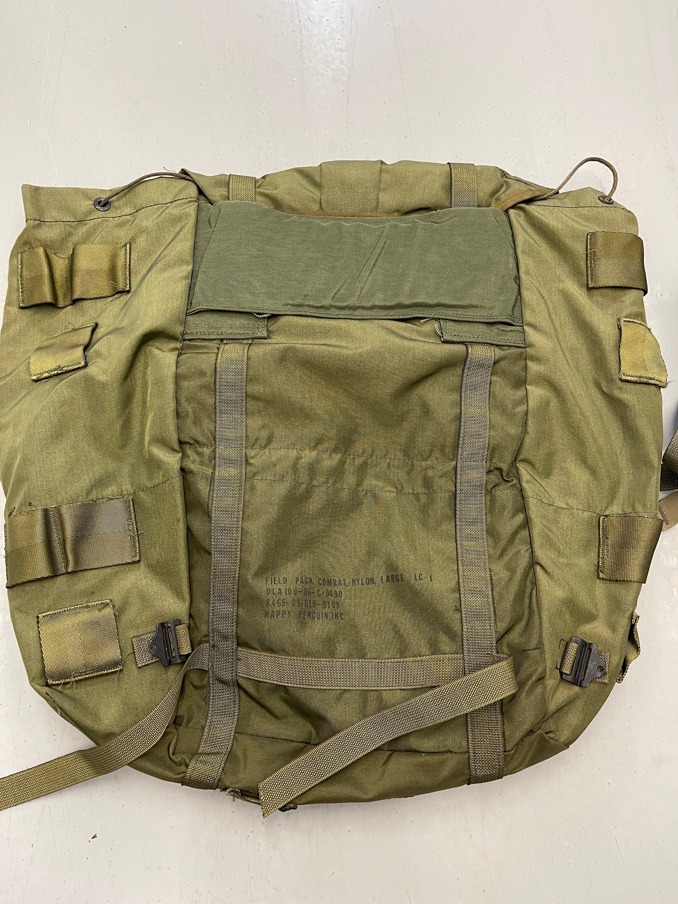 Genuine US Military Vietnam Vintage Large Alice Pack OD Green New Mint ...