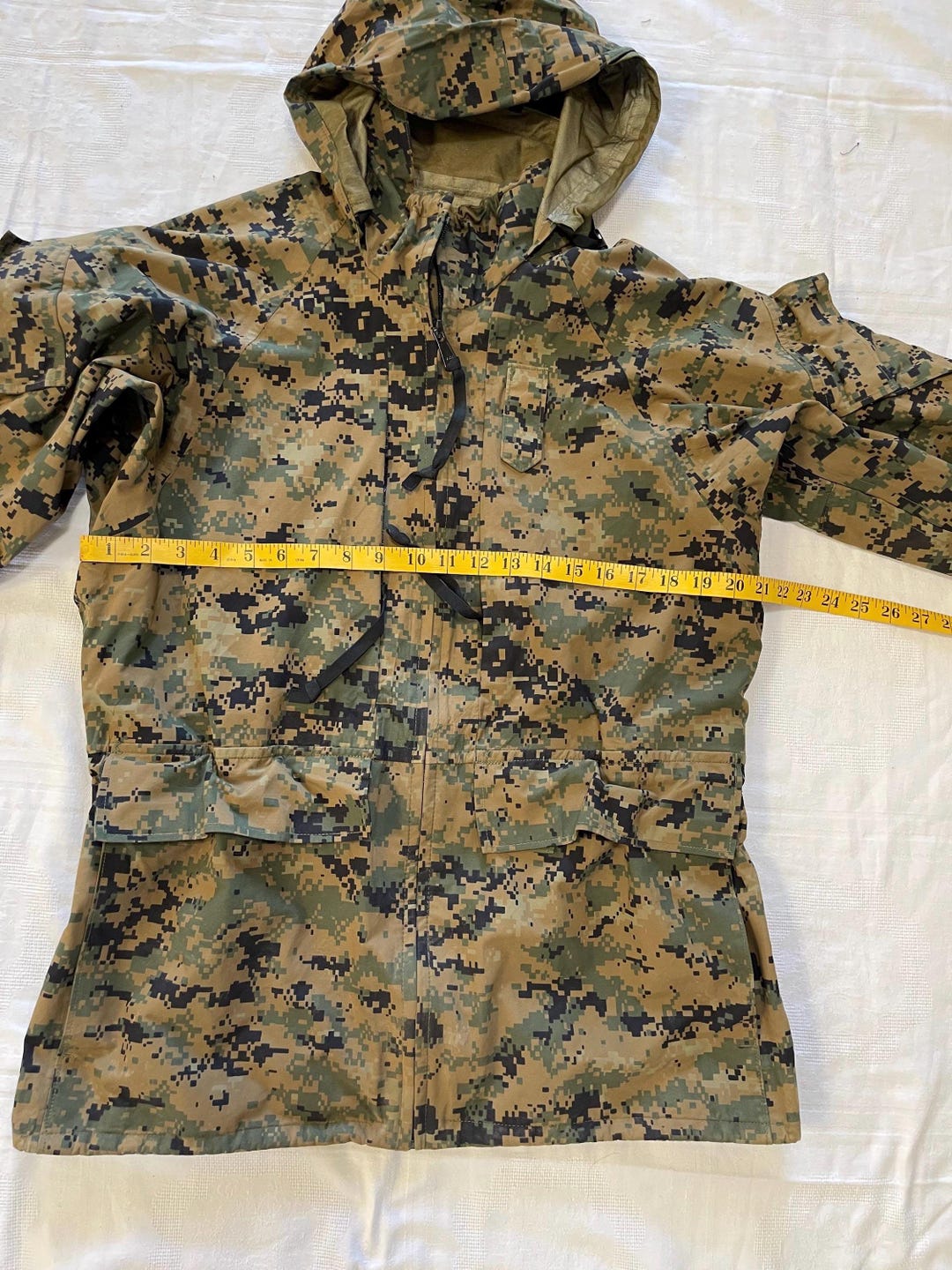 Small Reg - USMC Woodland MARPAT Goretex Parka Jacket Extreme Cold ...