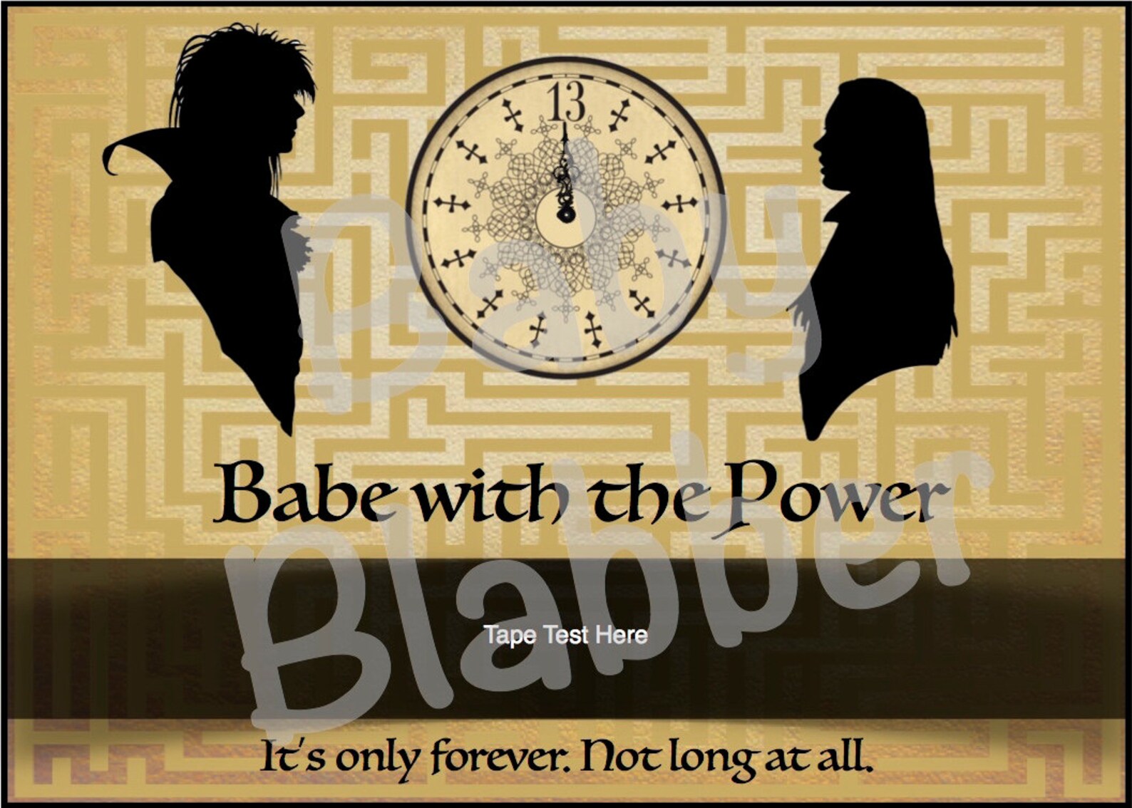 Labyrinth Theme Baby Announcement Instant Download Bowie - Etsy