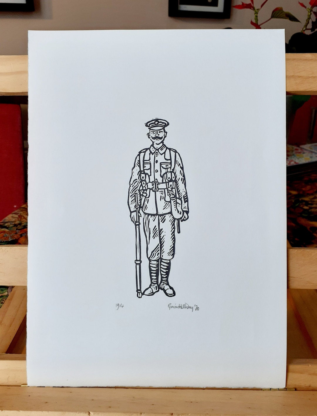 British Soldier Drawing
