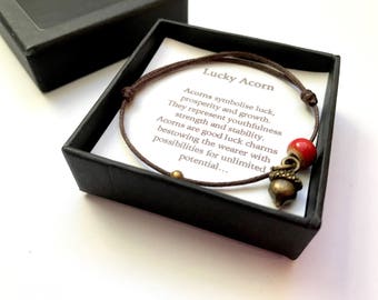 Lucky Charm Lucky Acorn Good Luck Gift for Luck Good | Etsy