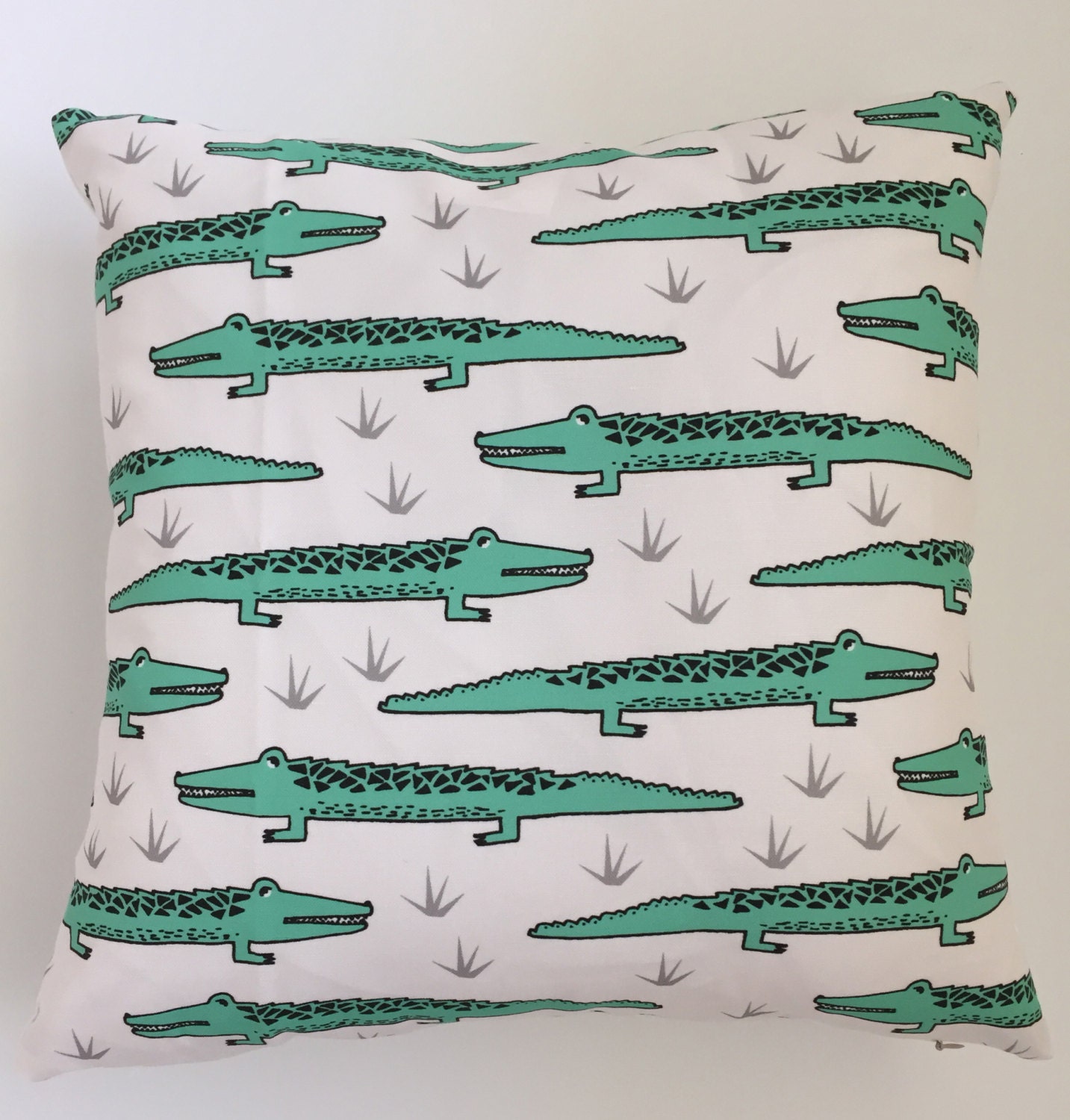 Alligator pillowAlligator decor alligator bedroom crocodile | Etsy