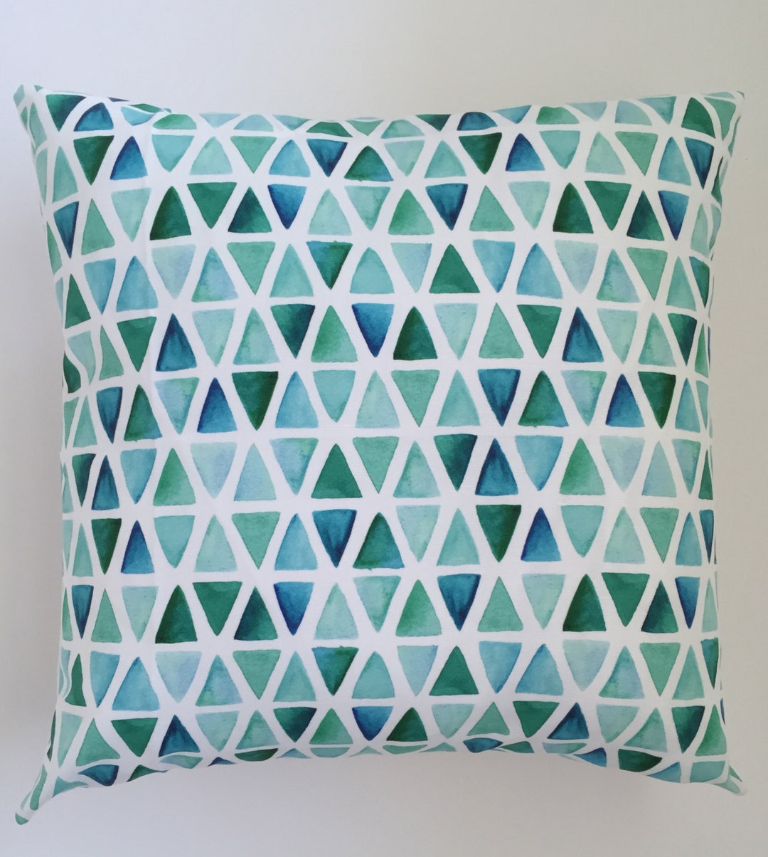 Housse uniquement, Oreiller aquarelle, Oreiller décoratif Triangle ...