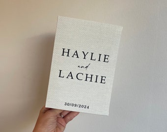 Linen Polaroid Album Personalised Photo Book Album Fits Instax Mini ...