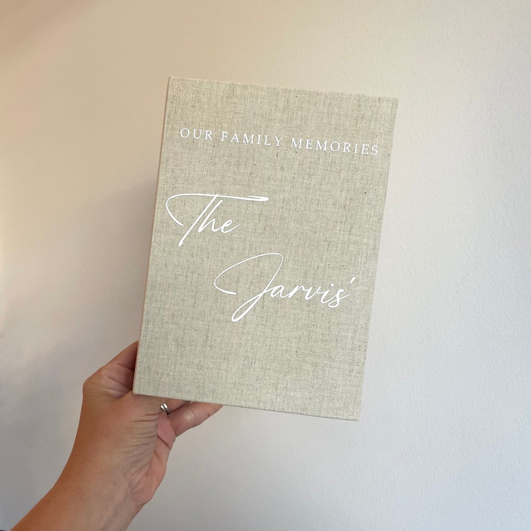 Linen Polaroid Album Personalised Photo Book Album Fits Instax Mini ...