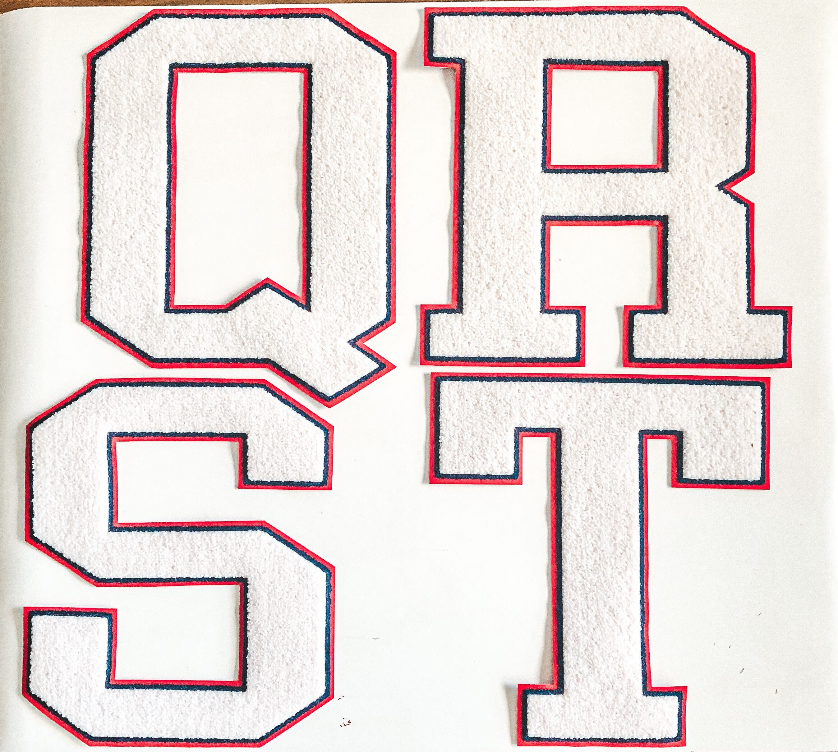 Varsity College Large Letter Patch Chenille Embroidery - Etsy