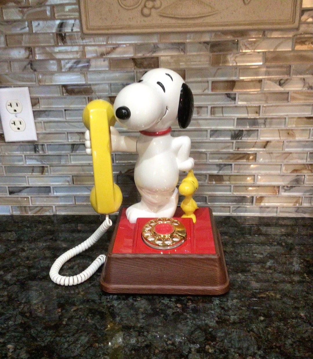 Pristine Snoopy/woodstock Rotary Phone, 1976 Bell System, Working - Etsy