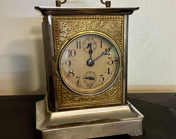 Early 1900s Antique German Carriage Clock, Key Wind and Working - Etsy