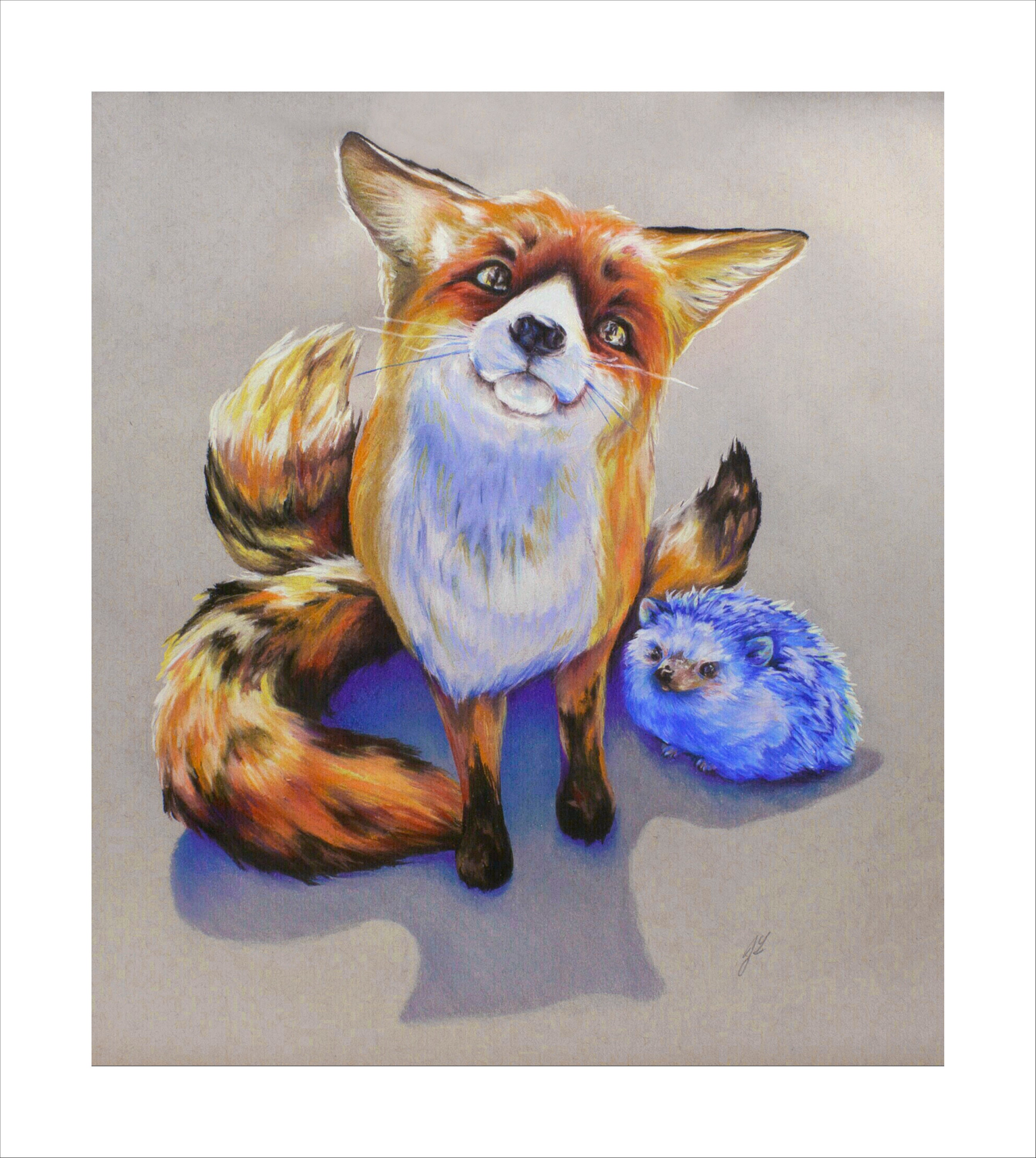 Original Art Print Sonic the Hedgehog Sonic and Tails Real Time ...