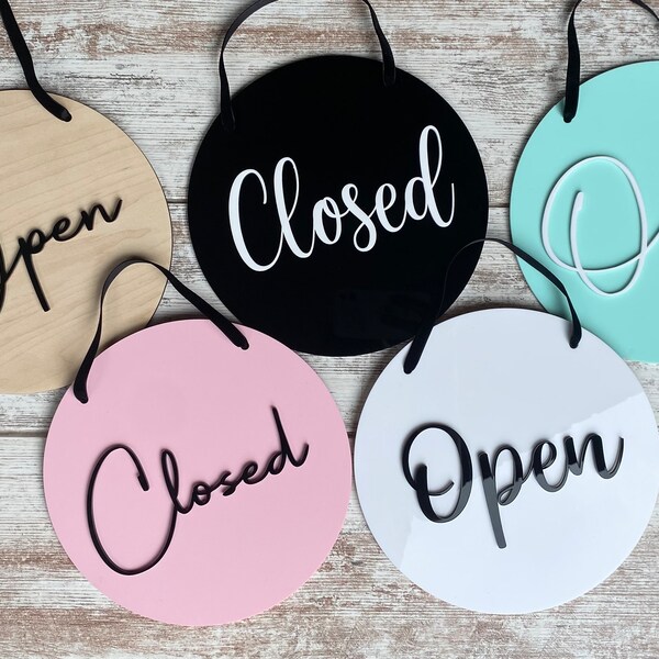 Open Closed Sign - Etsy