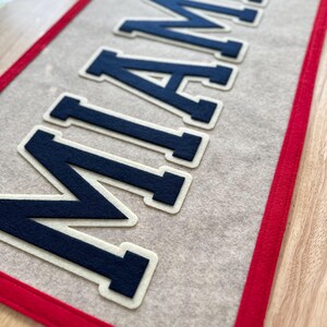 Large Felt Boy Name Banner, Personalized Kids Room Sign, Boys Name ...