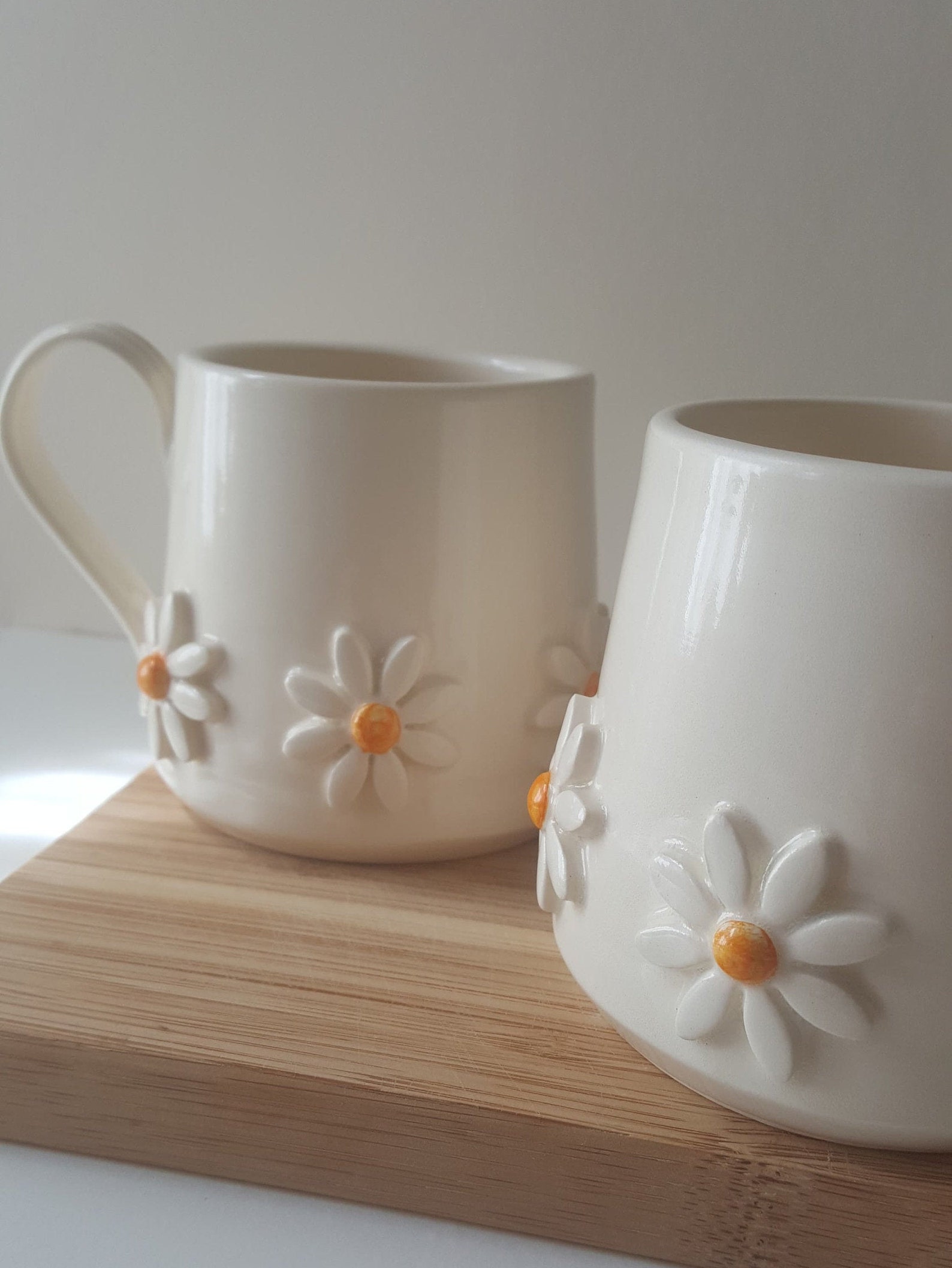 Ceramic Mug Daisy Coffee Mug Tea Cup - Etsy
