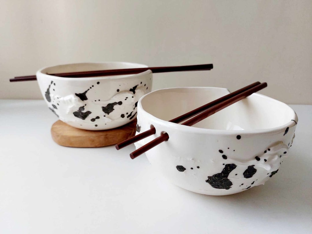 Handmade Ceramic Ramen Bowl, Pottery Noodle Bowl, Ceramic Tableware ...