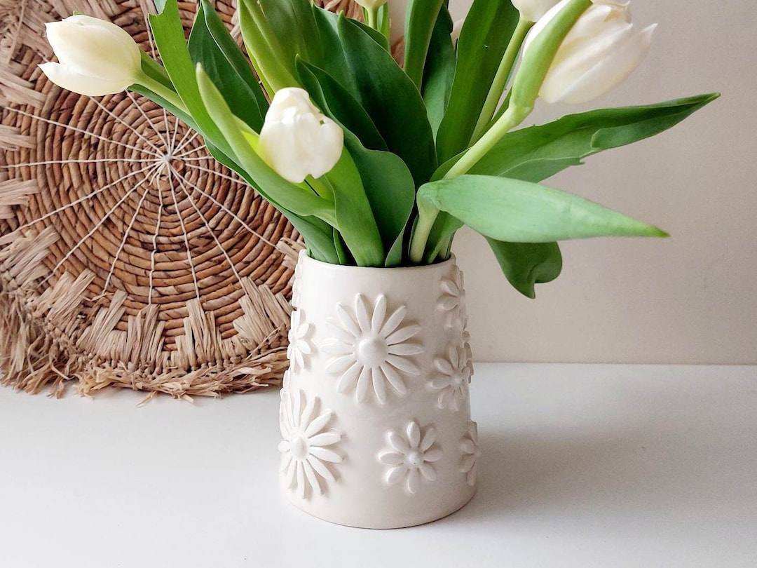 Ceramic Vase, Flower Vase, Table Decorations, Handmade Table Vase ...