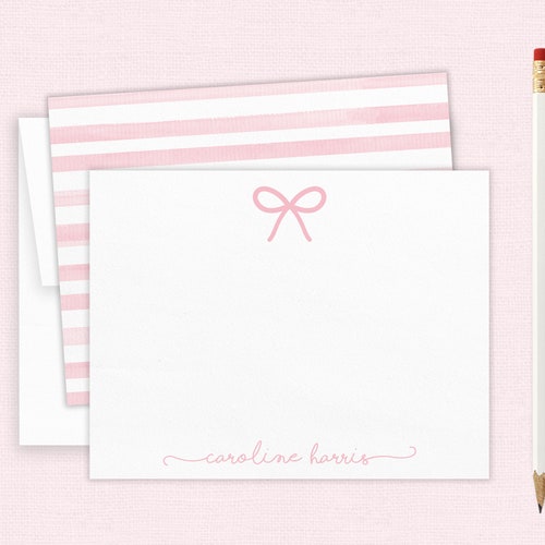 Thank You Cards Personalized Note Cards Watercolor Thank You - Etsy