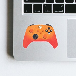 Orange Xbox Controller Sticker, Perfect for You Fav Gamer Weatherproof ...