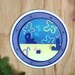 Spongebob Themed Bikini Bottom Window Sticker, Window Porthole, Water ...