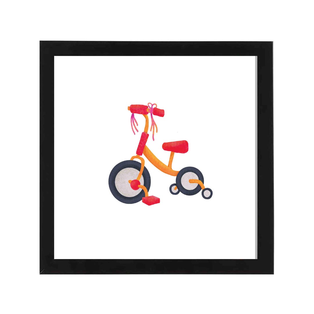 Tricycle 8"x8" Art Print - Etsy
