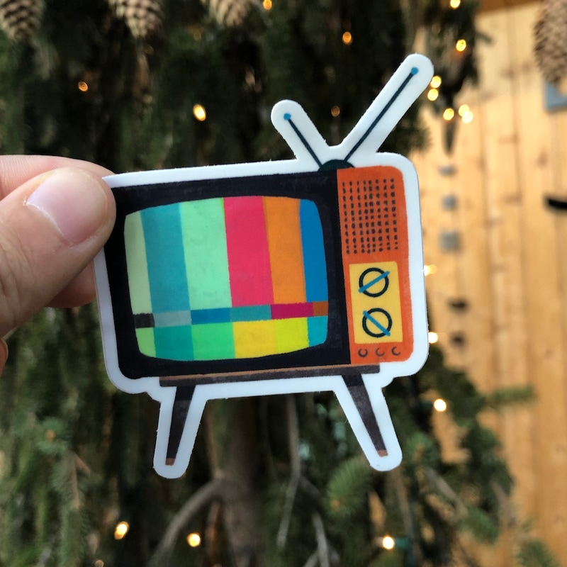 Television Stickers - Etsy