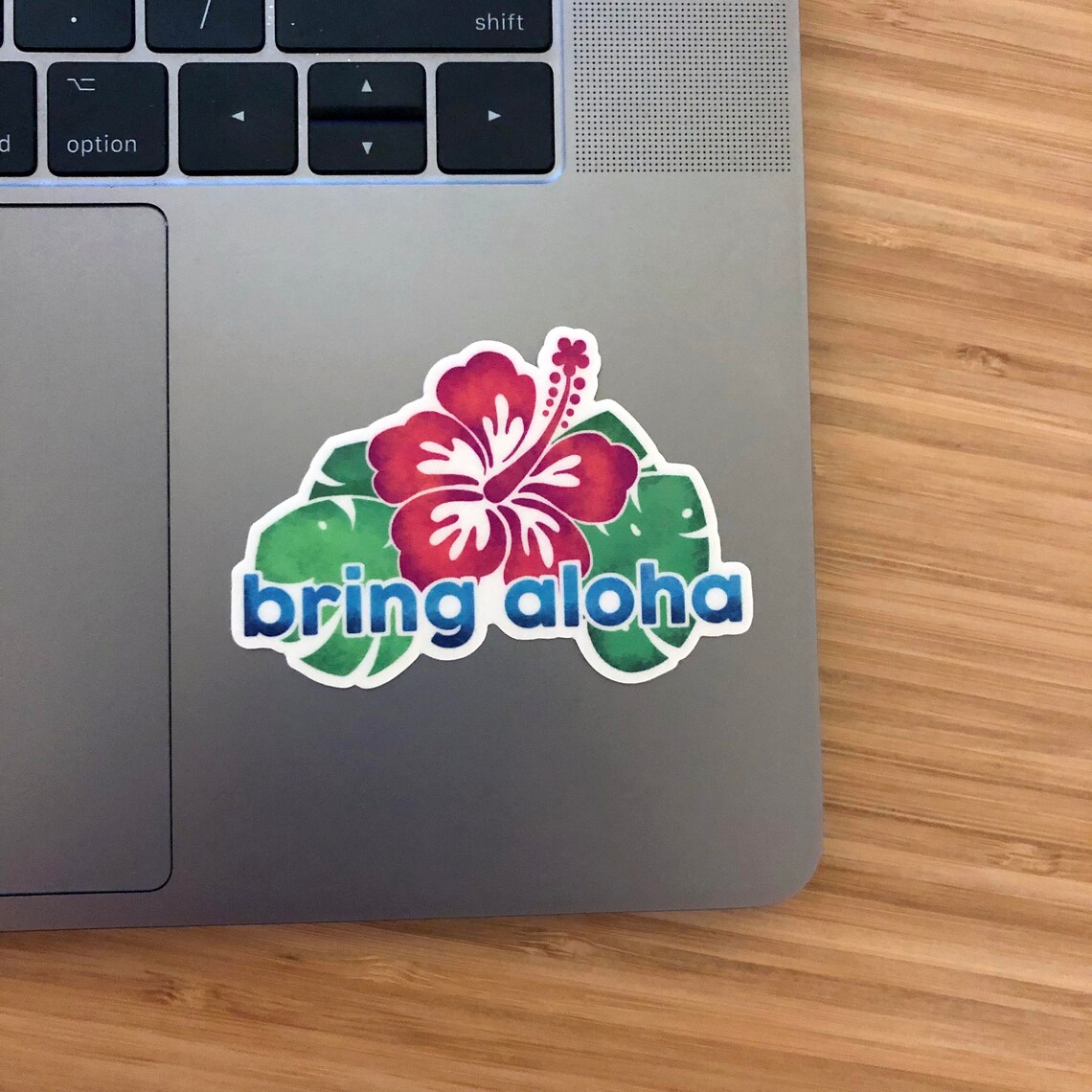 Bring Aloha Hibiscus Monstera Sticker Waterproof Outdoor - Etsy