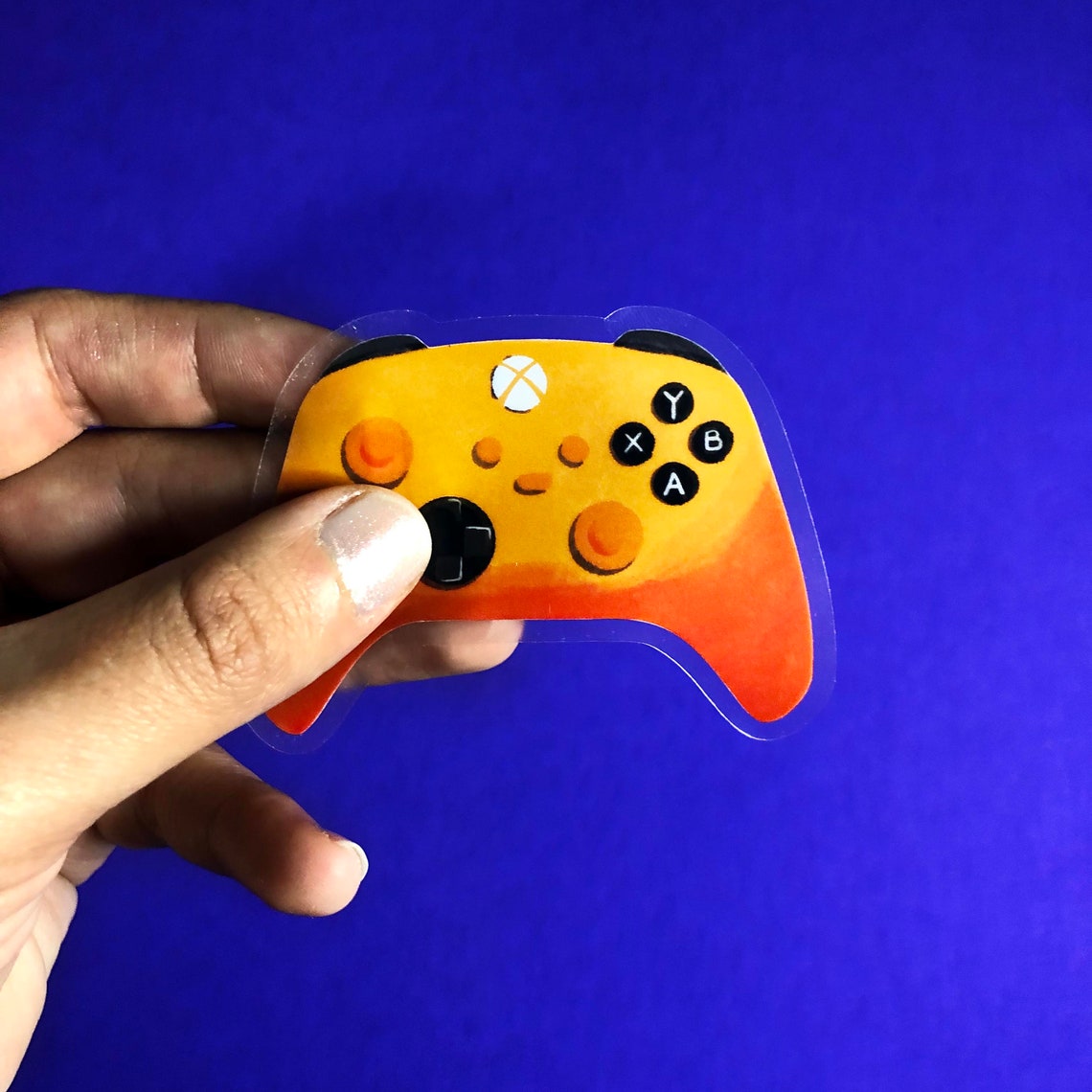 Orange Xbox Controller Sticker Perfect for You Fav Gamer - Etsy
