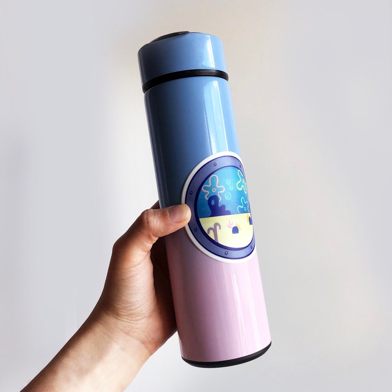 Spongebob Themed Bikini Bottom Window Sticker Window - Etsy