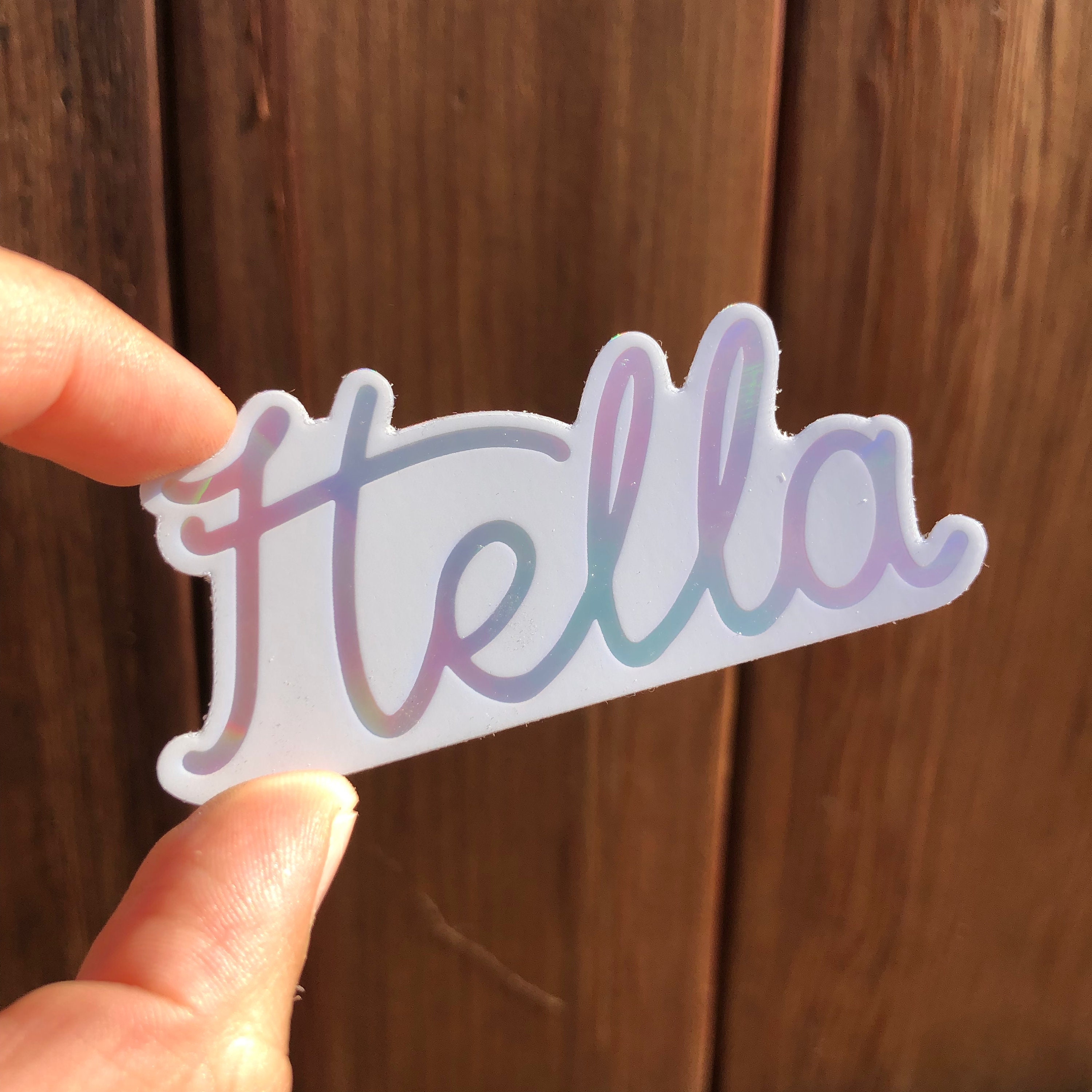 Hella Holographic, San Francisco Bay Area Water Bottle Sticker Laptop ...
