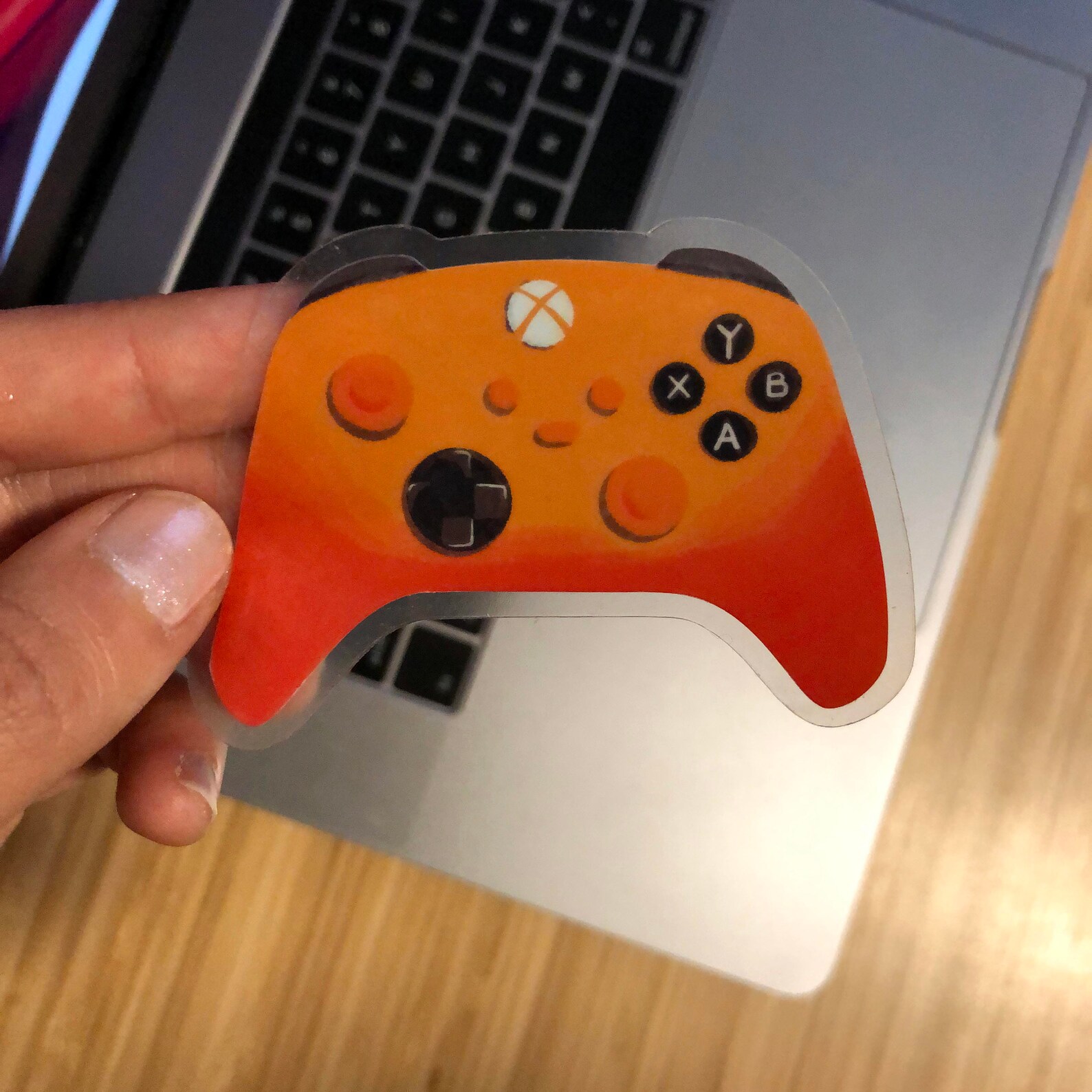 Orange Xbox Controller Sticker, Perfect for You Fav Gamer Weatherproof ...