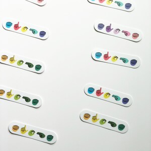 Aloha ASL American Sign Language Purple Sticker, Waterproof Outdoor ...